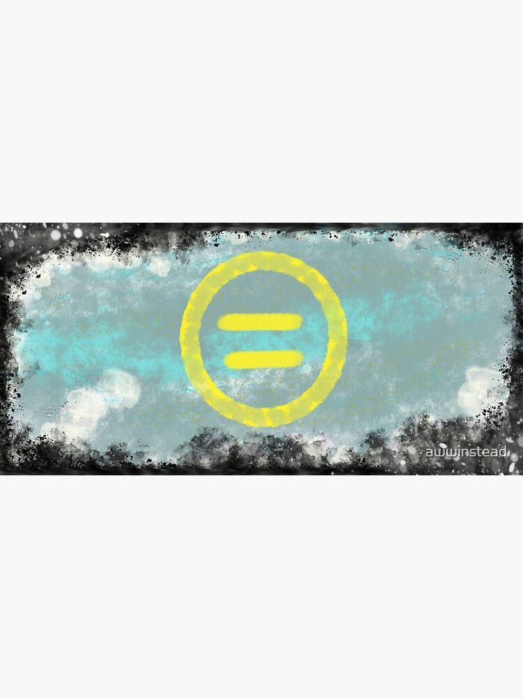 "Equality Logo" Sticker by awwinstead | Redbubble