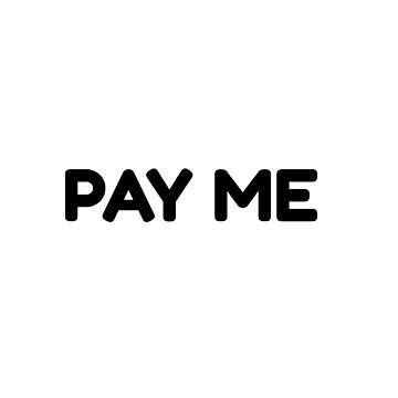 "pay me" Sticker by Jeangel97 | Redbubble