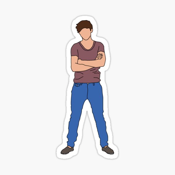 "Cardboard Louis" Sticker for Sale by becca-styles | Redbubble