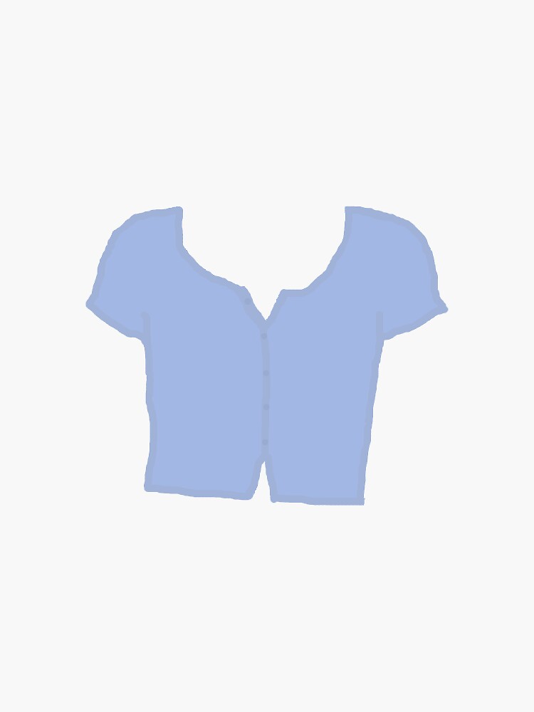 "Cute crop top sticker" Sticker for Sale by ifyyy | Redbubble