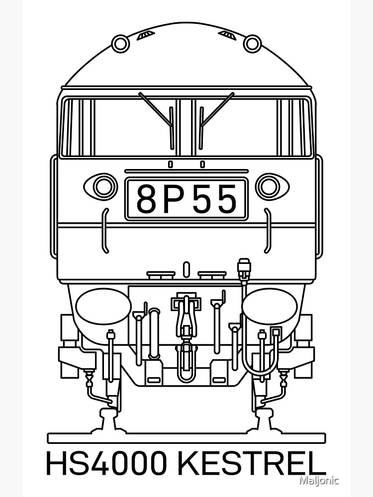 "HS4000 Kestrel Prototype British Rail Diesel Locomotive Train ...