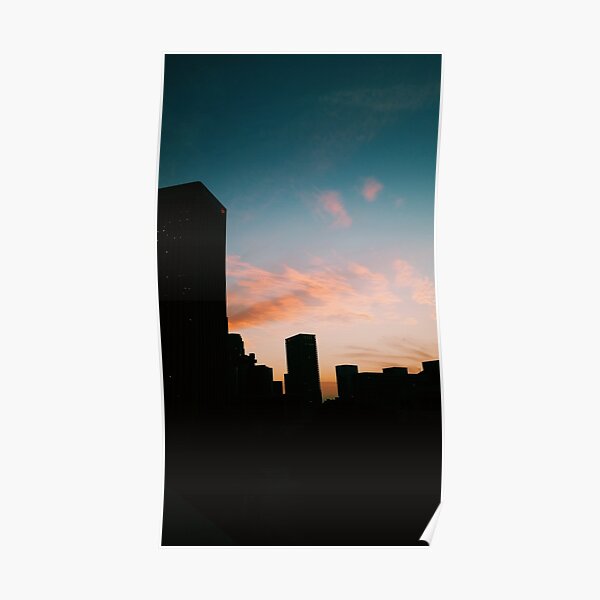 "DTLA Silhouette" Poster by claytonyip | Redbubble