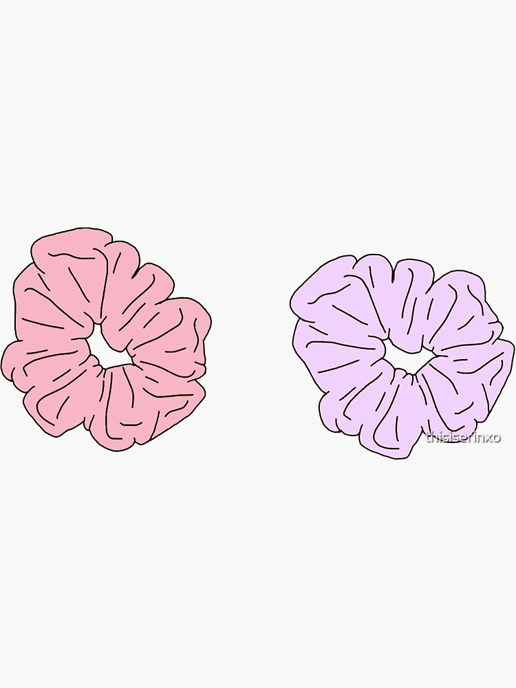 "Scrunchie (VSCO girl) Sticker Pack" Sticker for Sale by thisiserinxo ...
