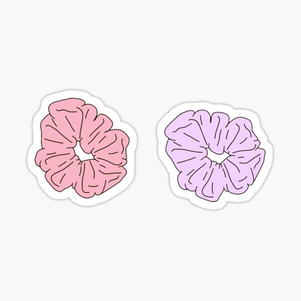 "Scrunchie (VSCO girl) Sticker Pack" Sticker for Sale by thisiserinxo ...