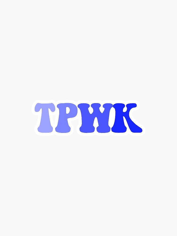 "TPWK Harry Styles Font" Sticker for Sale by ecafbubbles | Redbubble