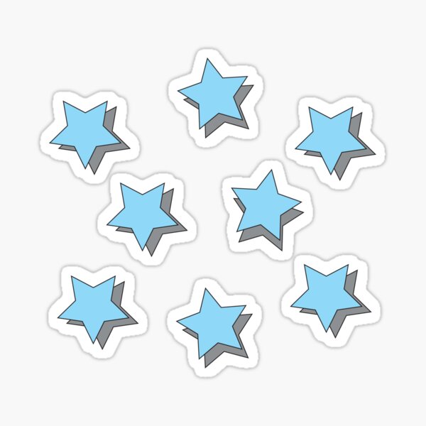 "blue star pattern pack" Sticker for Sale by disneysminnie | Redbubble