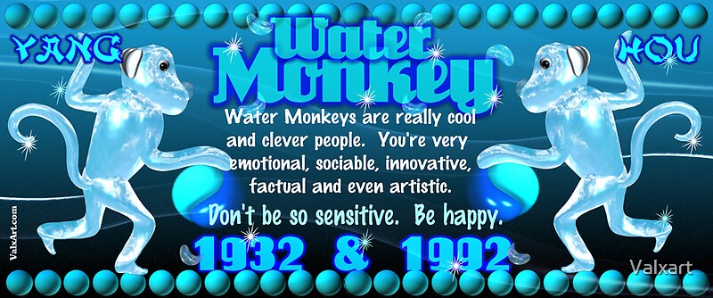 "Chinese Zodiac,metal monkey ,born 1932, 1992, Valxart.com" by Valxart ...