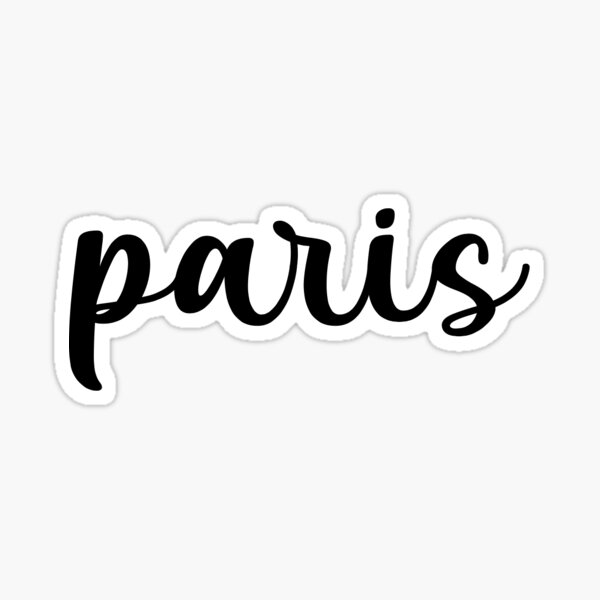 "paris sticker" Sticker for Sale by marniestickers | Redbubble