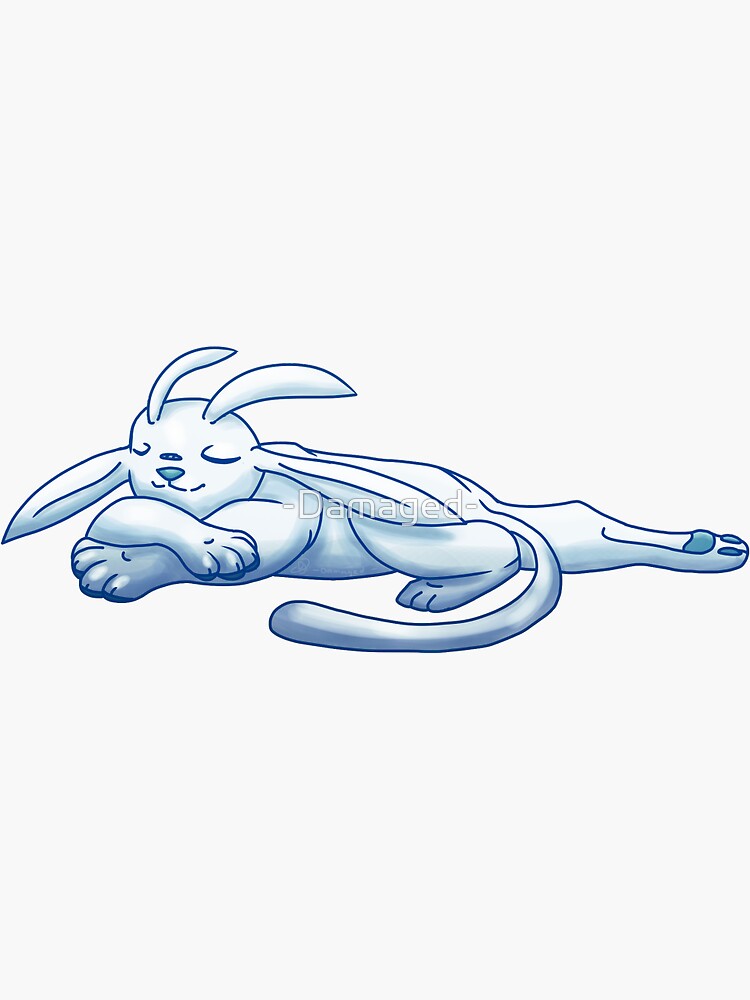 "Sleeping Ori" Sticker for Sale by -Damaged- | Redbubble