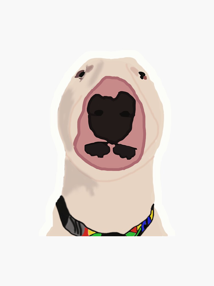 "Walter the dog sticker" Sticker by ratstickerz | Redbubble