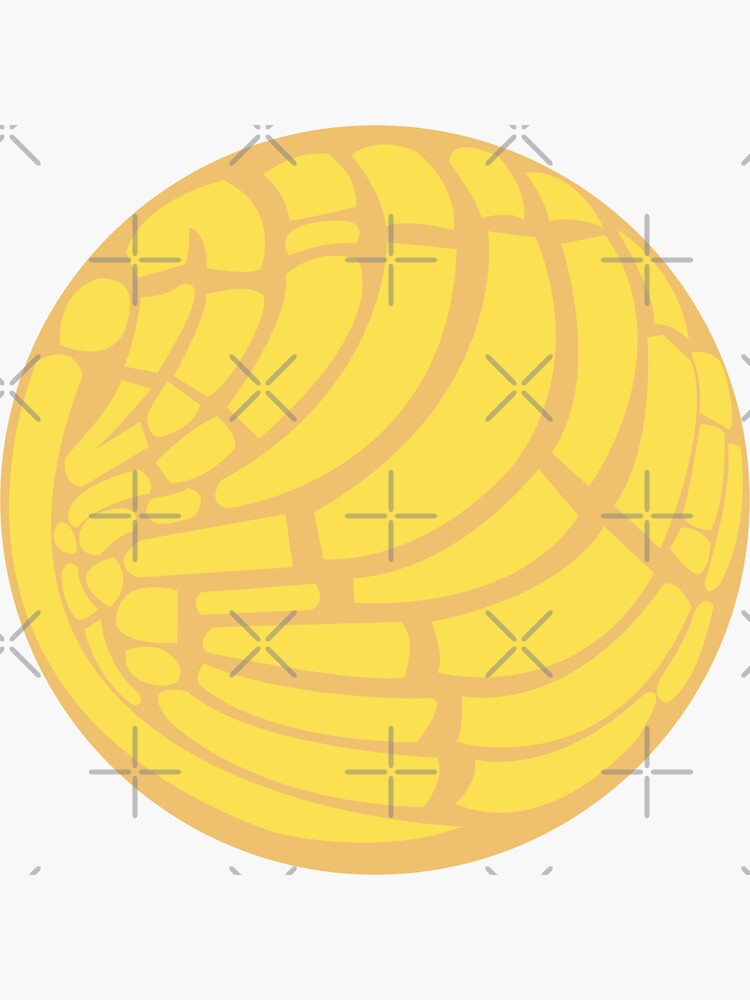 "CONCHA, PAN DULCE, MEXICAN SWEET BREAD" Sticker for Sale by CasaLatina ...