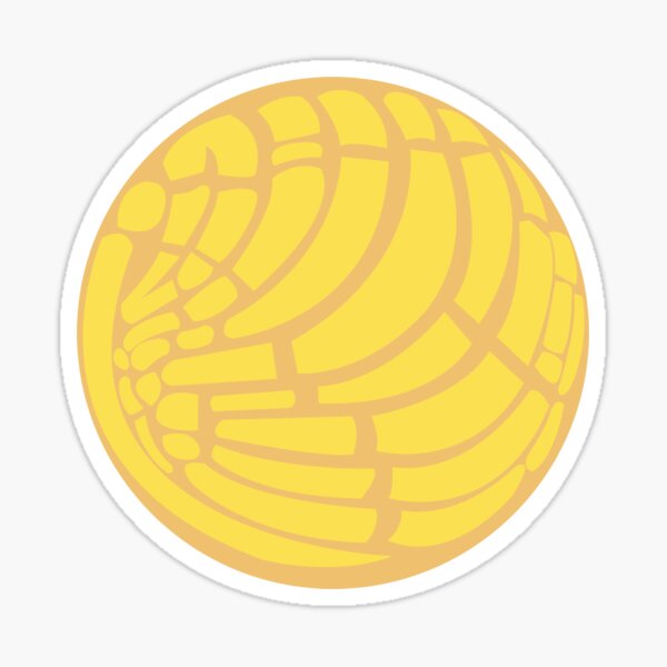 "CONCHA, PAN DULCE, MEXICAN SWEET BREAD" Sticker for Sale by CasaLatina ...