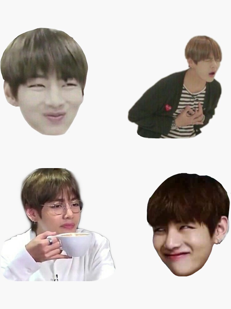 "BTS V STICKER SHEET" Sticker for Sale by angelasun2624 | Redbubble