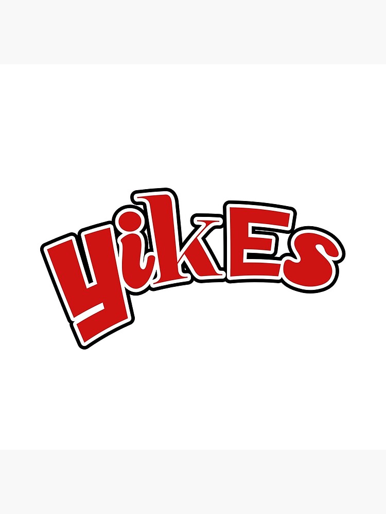 "yikes sticker (red)" Poster by ColetteStickers | Redbubble