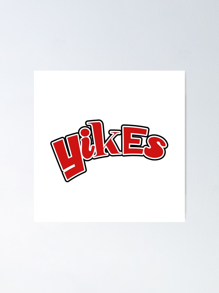 "yikes sticker (red)" Poster by ColetteStickers | Redbubble