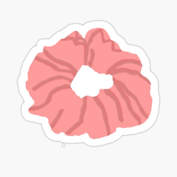 "Scrunchie " Sticker for Sale by The-stickerss | Redbubble