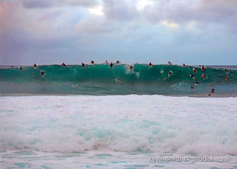 "Sunset Surf Pipeline" by kevin smith skystudiohawaii | Redbubble