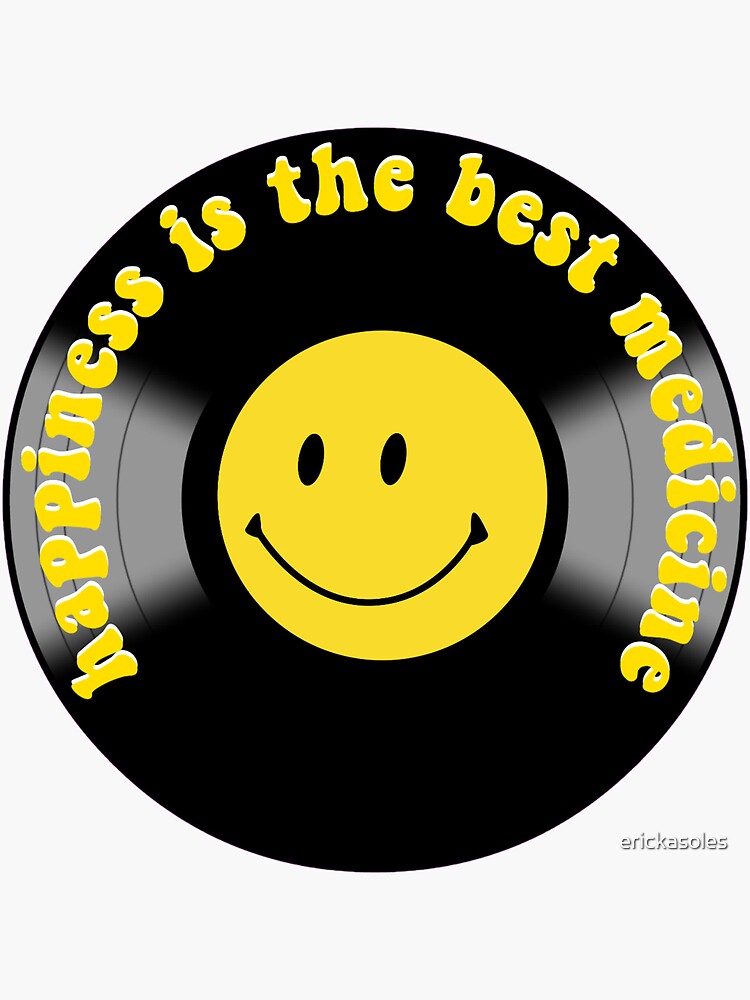 "Happiness Sticker" Sticker for Sale by erickasoles | Redbubble