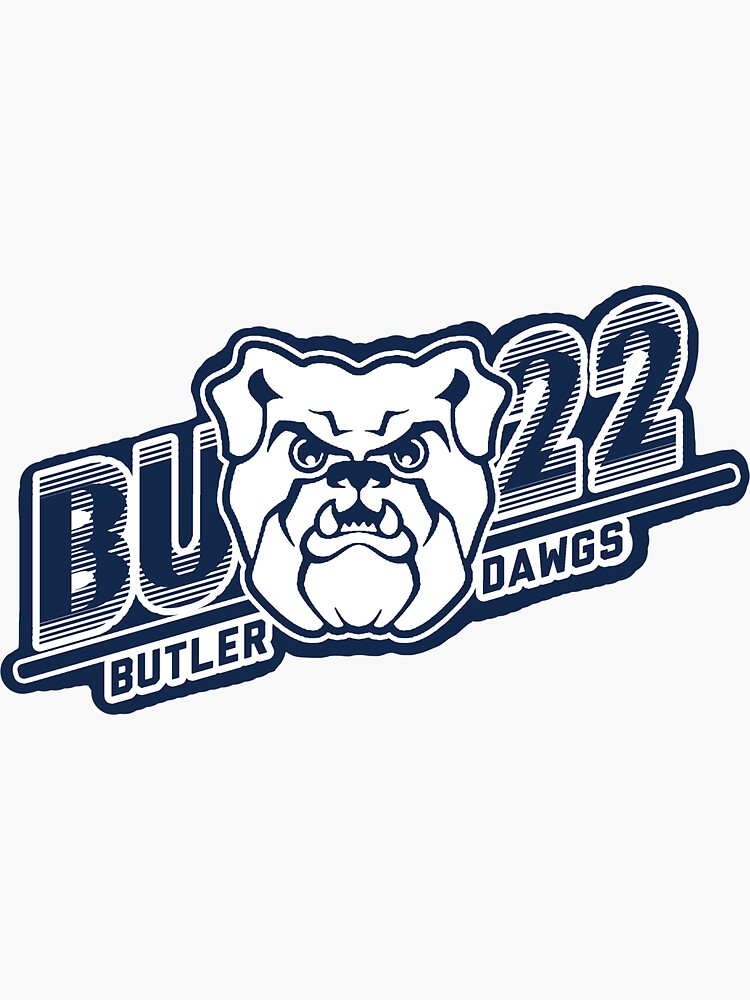 "Butler Dawgs 2022" Sticker by llaux | Redbubble