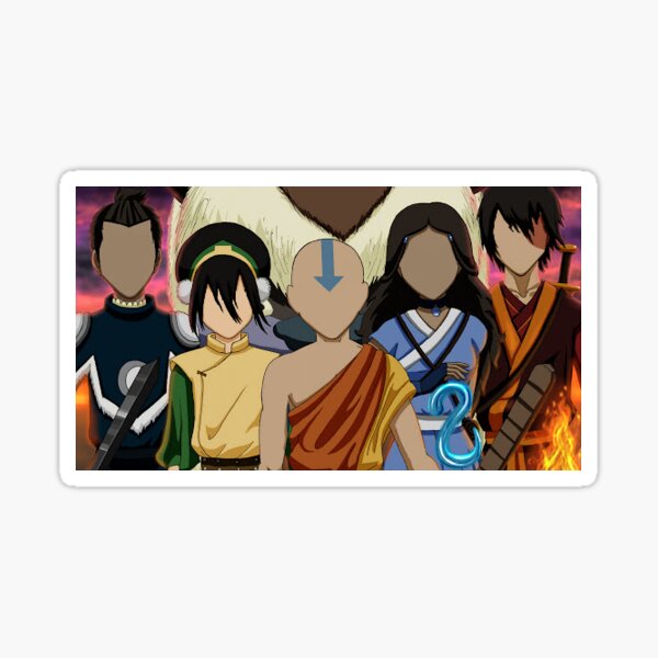 "Team Avatar" Sticker by xonc | Redbubble
