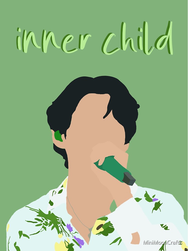 "Inner Child- V" Sticker by MiniMoonCrafts | Redbubble