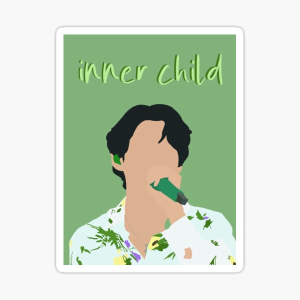 "Inner Child- V" Sticker by MiniMoonCrafts | Redbubble