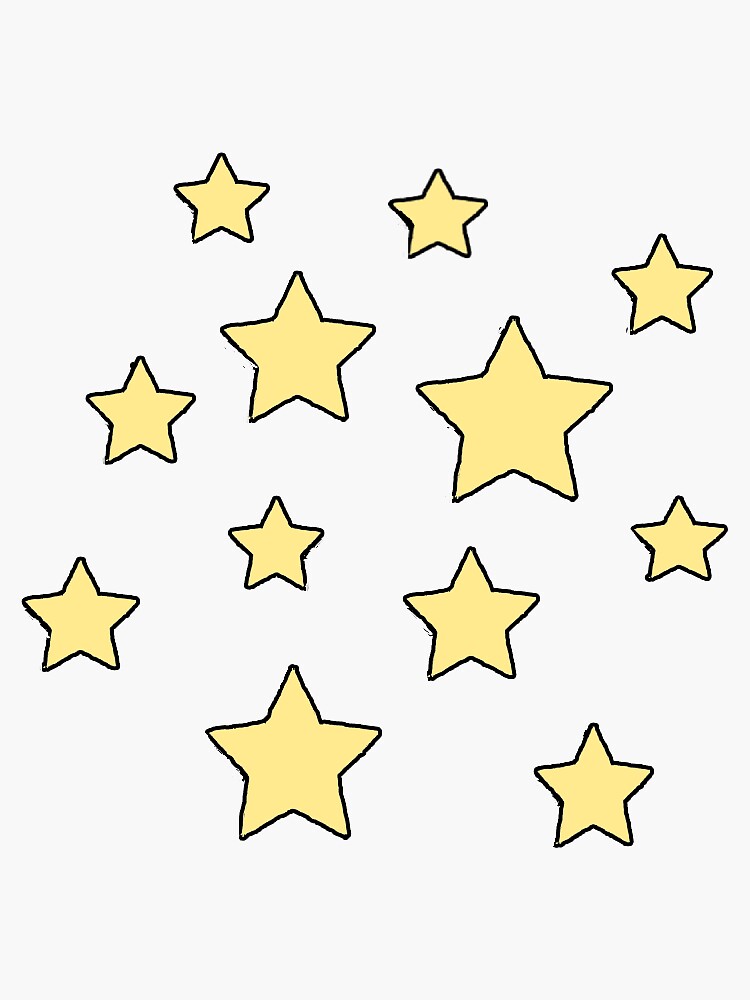 "Star sticker pack " Sticker for Sale by mksp | Redbubble