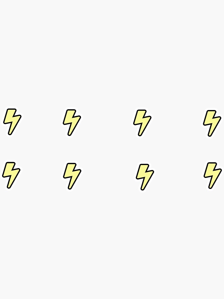"Lightning Sticker Pack" Sticker by ecatherine324 | Redbubble