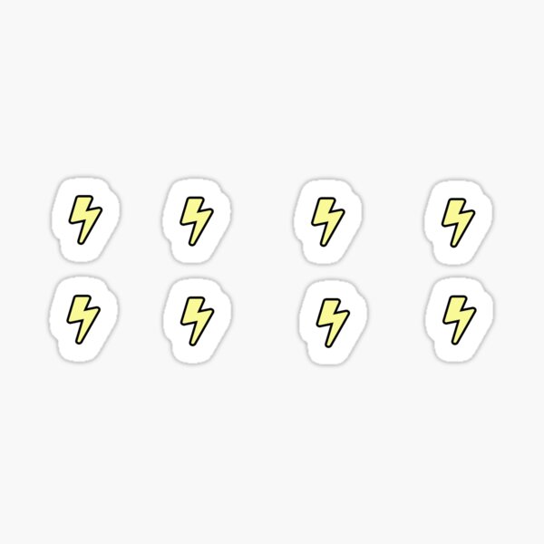 "Lightning Sticker Pack" Sticker by ecatherine324 | Redbubble