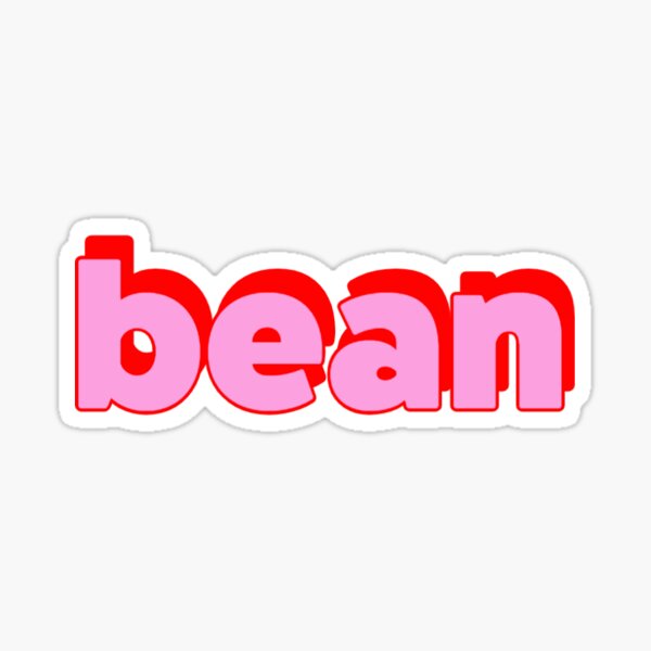 "Bean sticker" Sticker for Sale by Singerlover | Redbubble