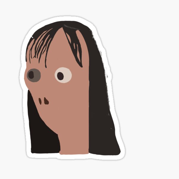 "momo" Sticker by TrEnDyBuBbLes | Redbubble