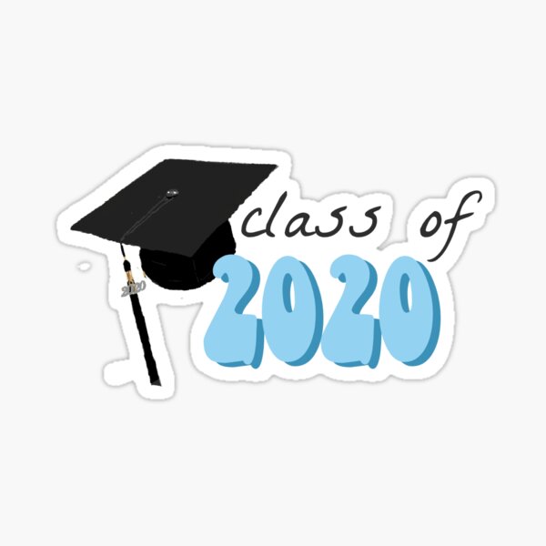 "class of 2020 blue" Sticker for Sale by StickersByJess1 | Redbubble