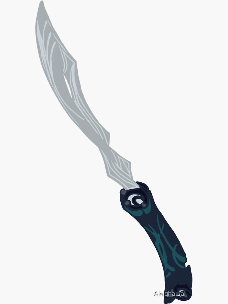 "Moonshadow Elf Dagger" Sticker for Sale by Aleighawal | Redbubble
