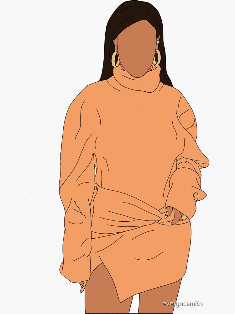 "queen riri" Sticker by evelyncsmith | Redbubble