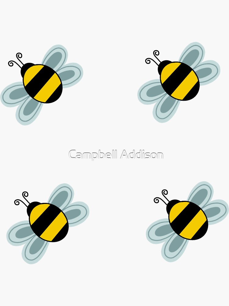 "bumblebee sticker pack" Sticker by groovyvybes | Redbubble