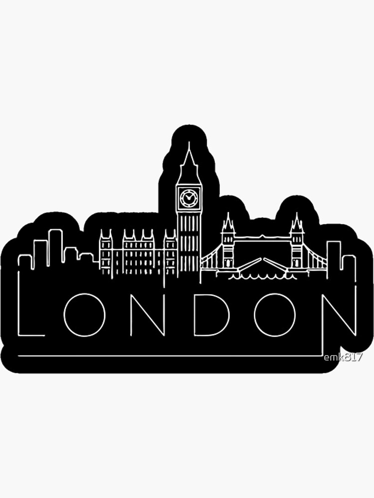 "London England tourist sticker " Sticker for Sale by emk817 | Redbubble