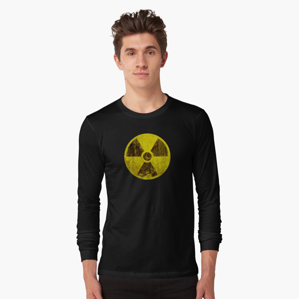 "Rusted Radioactive Symbol" Sticker for Sale by staticnoise | Redbubble