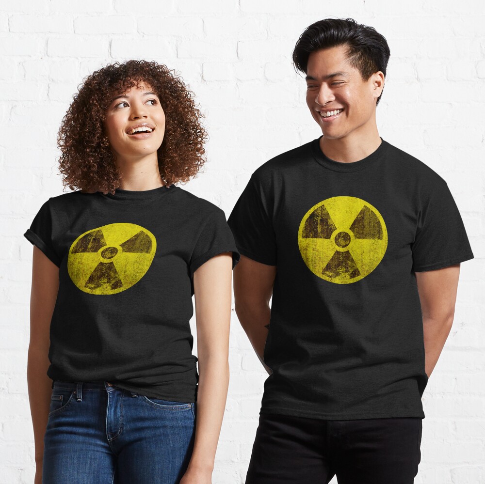 "Rusted Radioactive Symbol" Sticker for Sale by staticnoise | Redbubble
