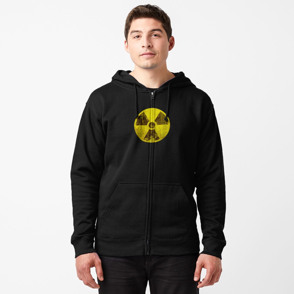 "Rusted Radioactive Symbol" Sticker for Sale by staticnoise | Redbubble