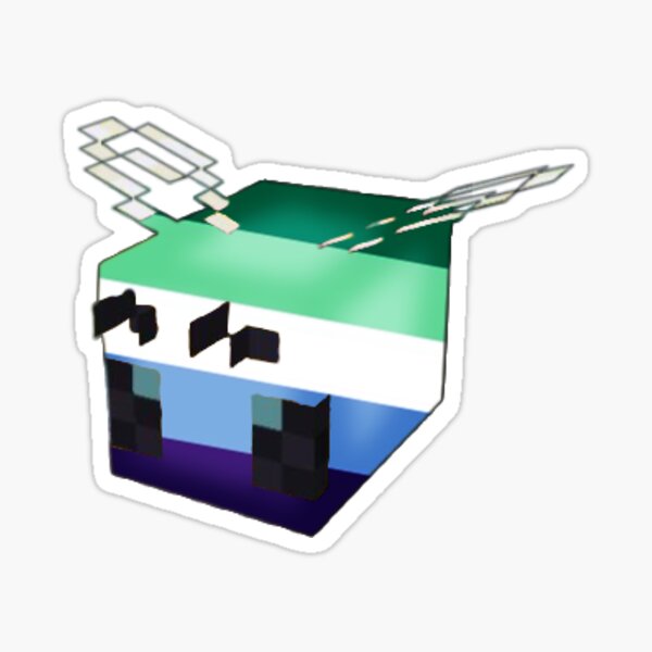 "MLM Minecraft Bee" Sticker by networklove | Redbubble