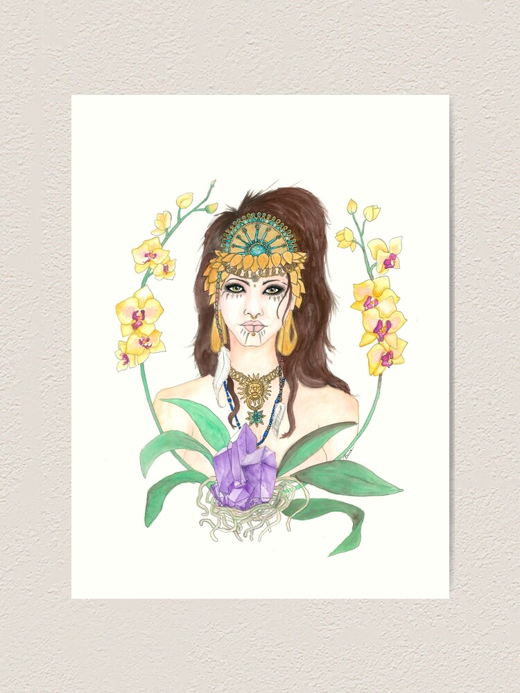 "Inanna " Art Print for Sale by eyescreampaint | Redbubble