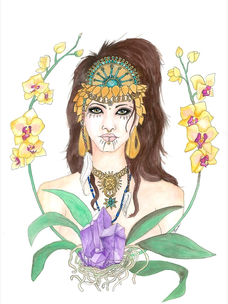 "Inanna " Art Print for Sale by eyescreampaint | Redbubble