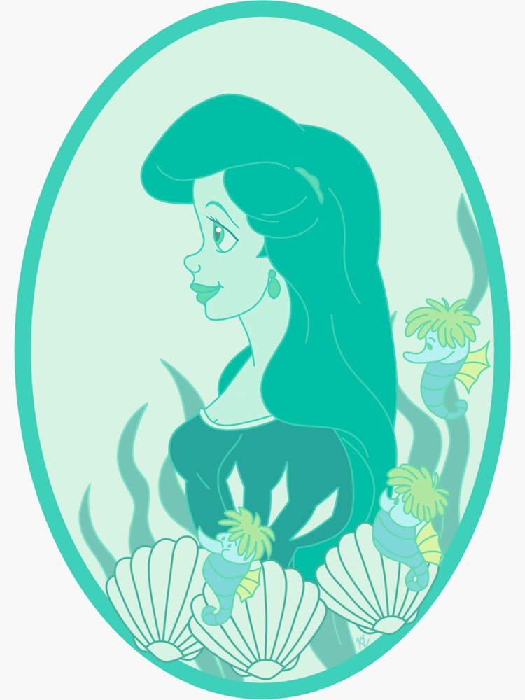 "Ariel" Sticker for Sale by Banannee | Redbubble