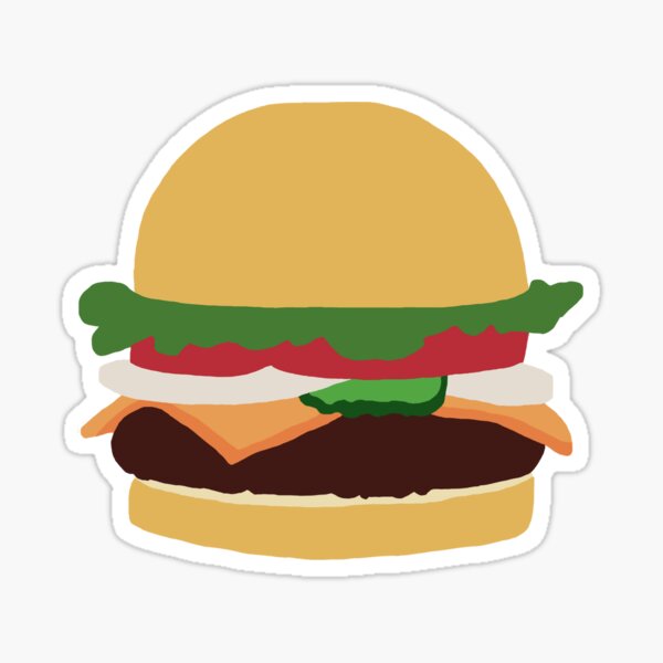 "Krabby Patty - Spongebob Squarepants" Sticker by sjwat | Redbubble