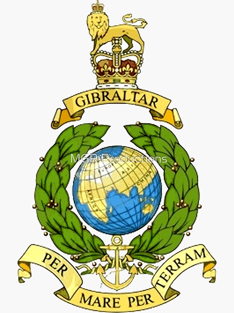 "The Corps of Royal Marines Logo" Sticker for Sale by Quatrosales ...