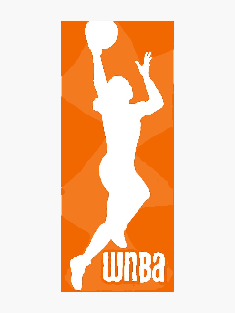 "Orange themed WNBA" Sticker for Sale by orange-peach | Redbubble