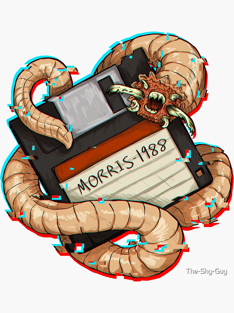 "Morris Worm" Sticker for Sale by The-Shy-Guy | Redbubble