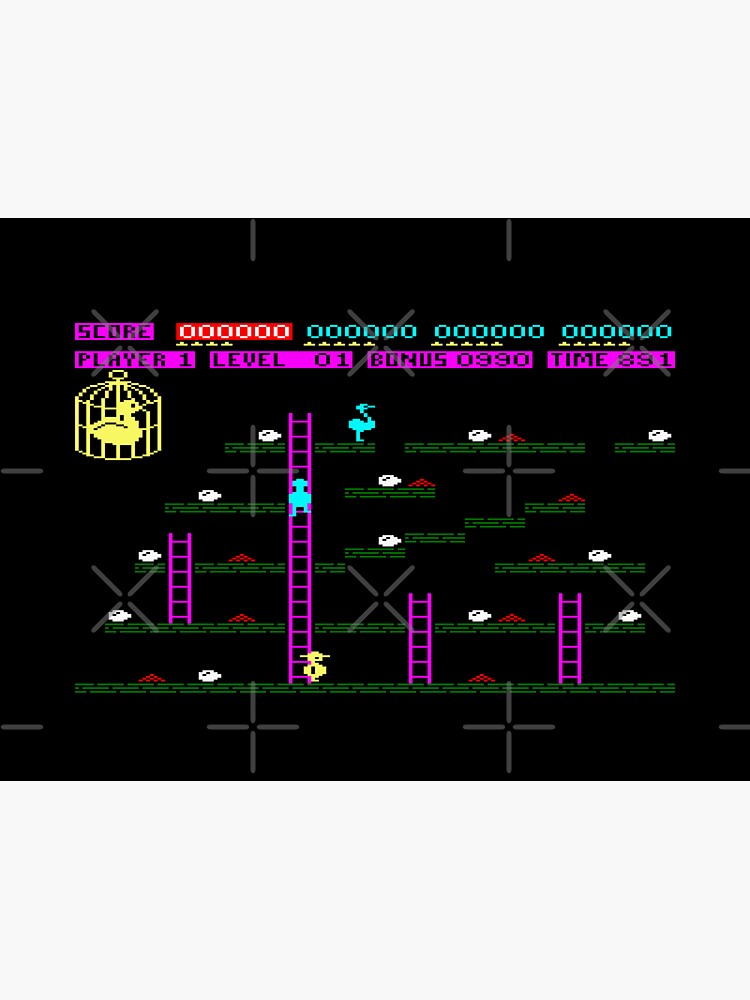 "Chuckie Egg Amstrad CPC" Sticker by dadthebubblegut | Redbubble