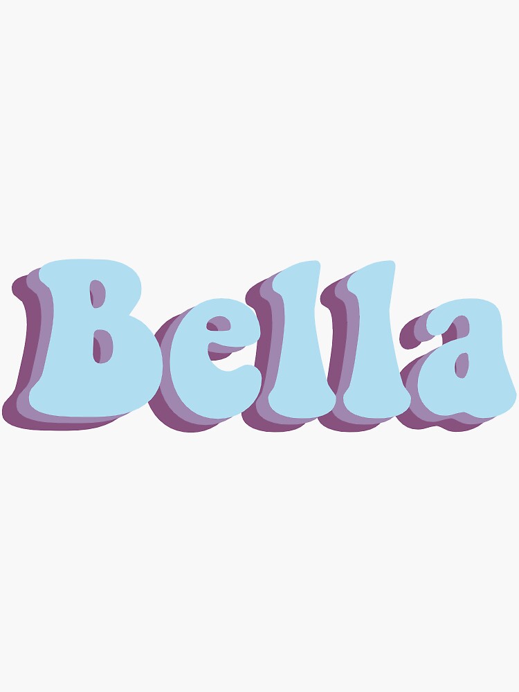 "Bella" Sticker for Sale by Bintbo | Redbubble