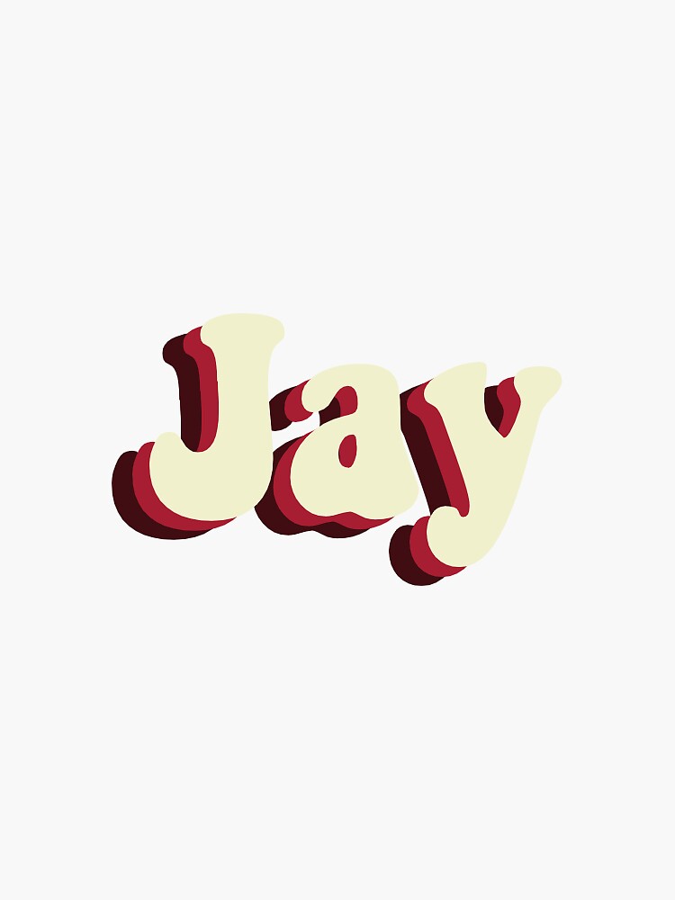 "Jay " Sticker for Sale by Bintbo | Redbubble